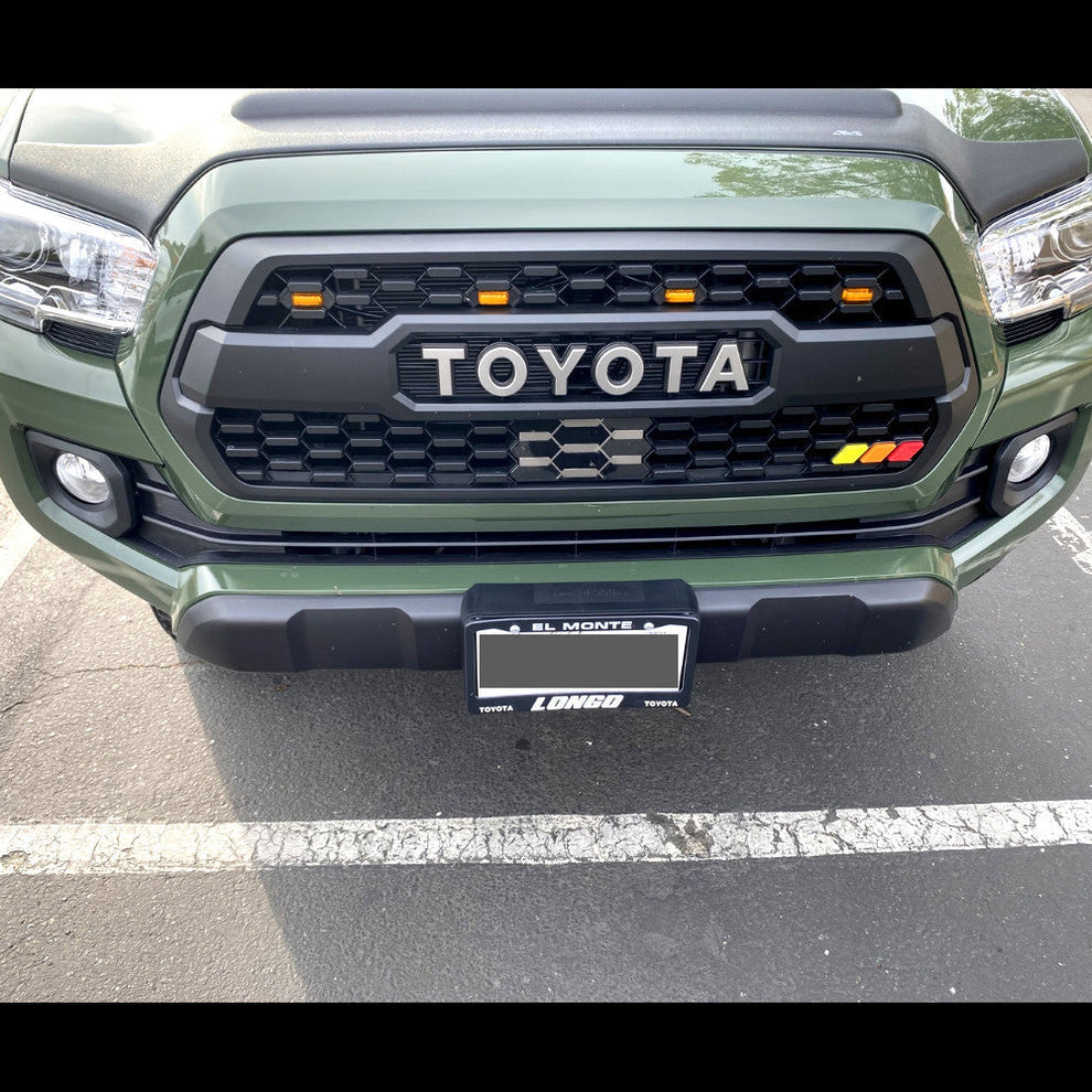 Tri-Color TRD Pro Grille Badge Emblem – Auto Proo Parts